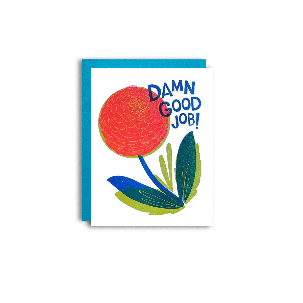Damn Good Job Congratulations Greeting Card – Pier Six Press